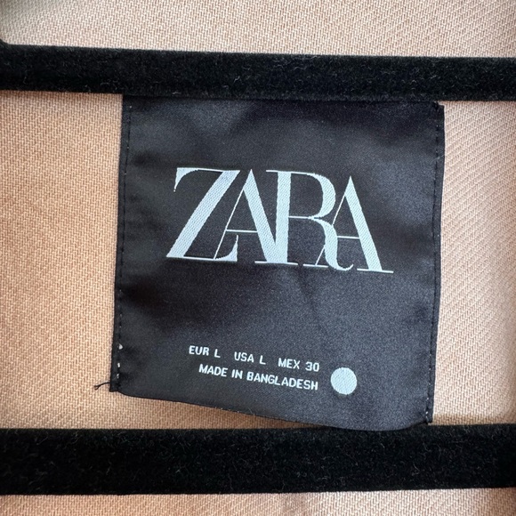 Zara | Jackets & Coats | Zara Pink Womens Jacket With Eyelet Detailing ...